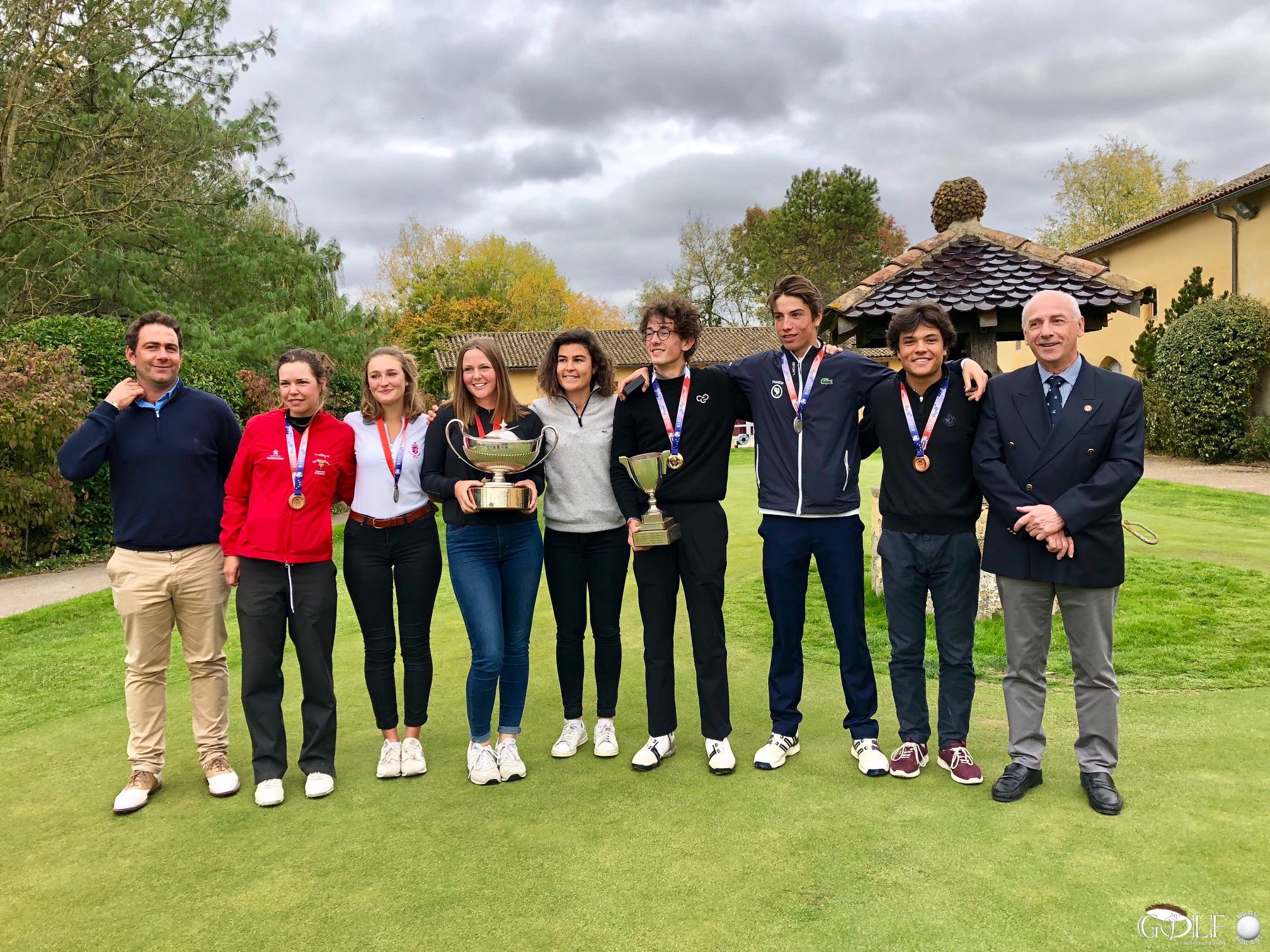 Candice Mahé et Hugo Riboud champions de France cadets - Golf rhône-alpes