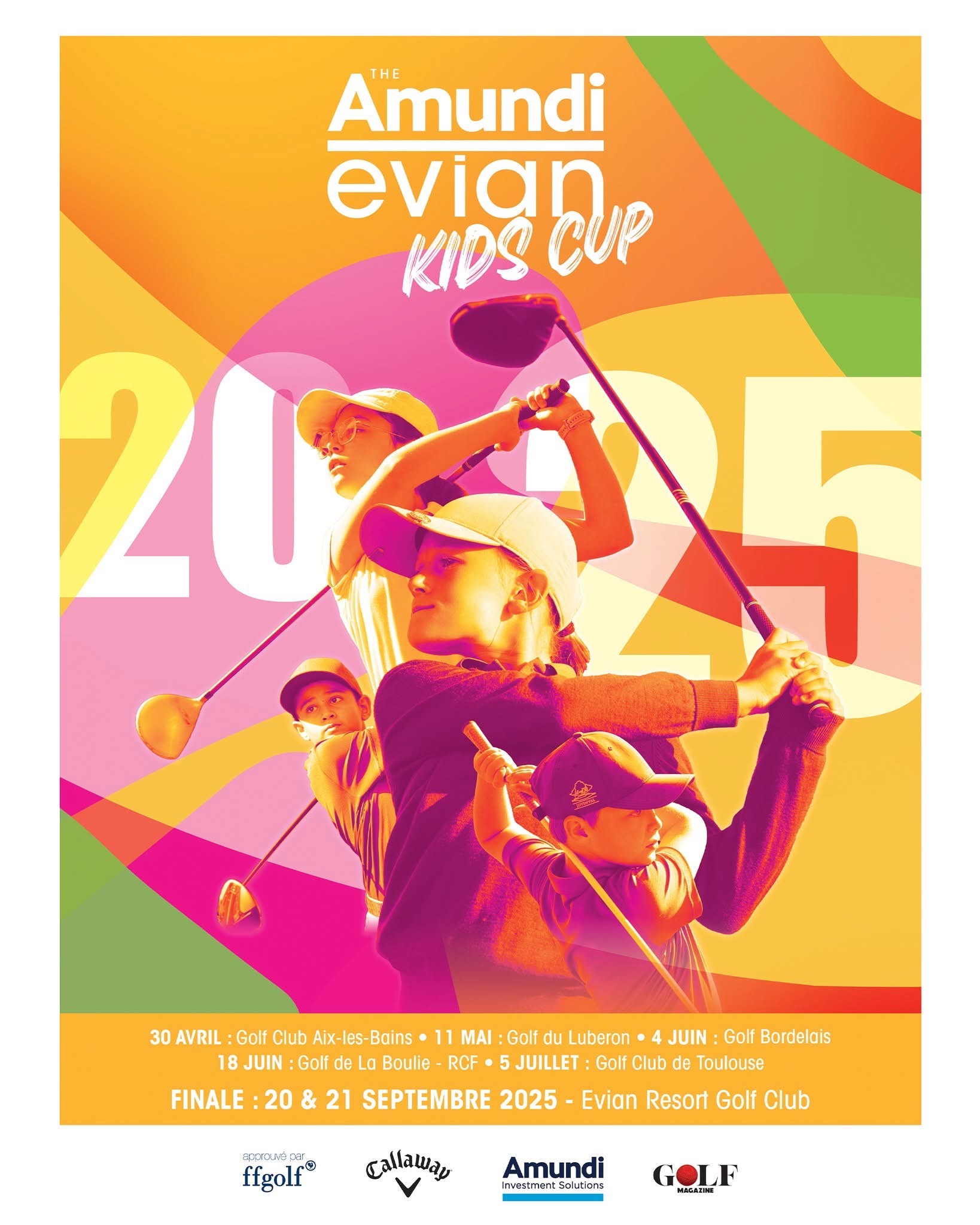 The Amundi Evian Kids Cup : 1ère étape à Aix-les-Bains - Golf rhône-alpes