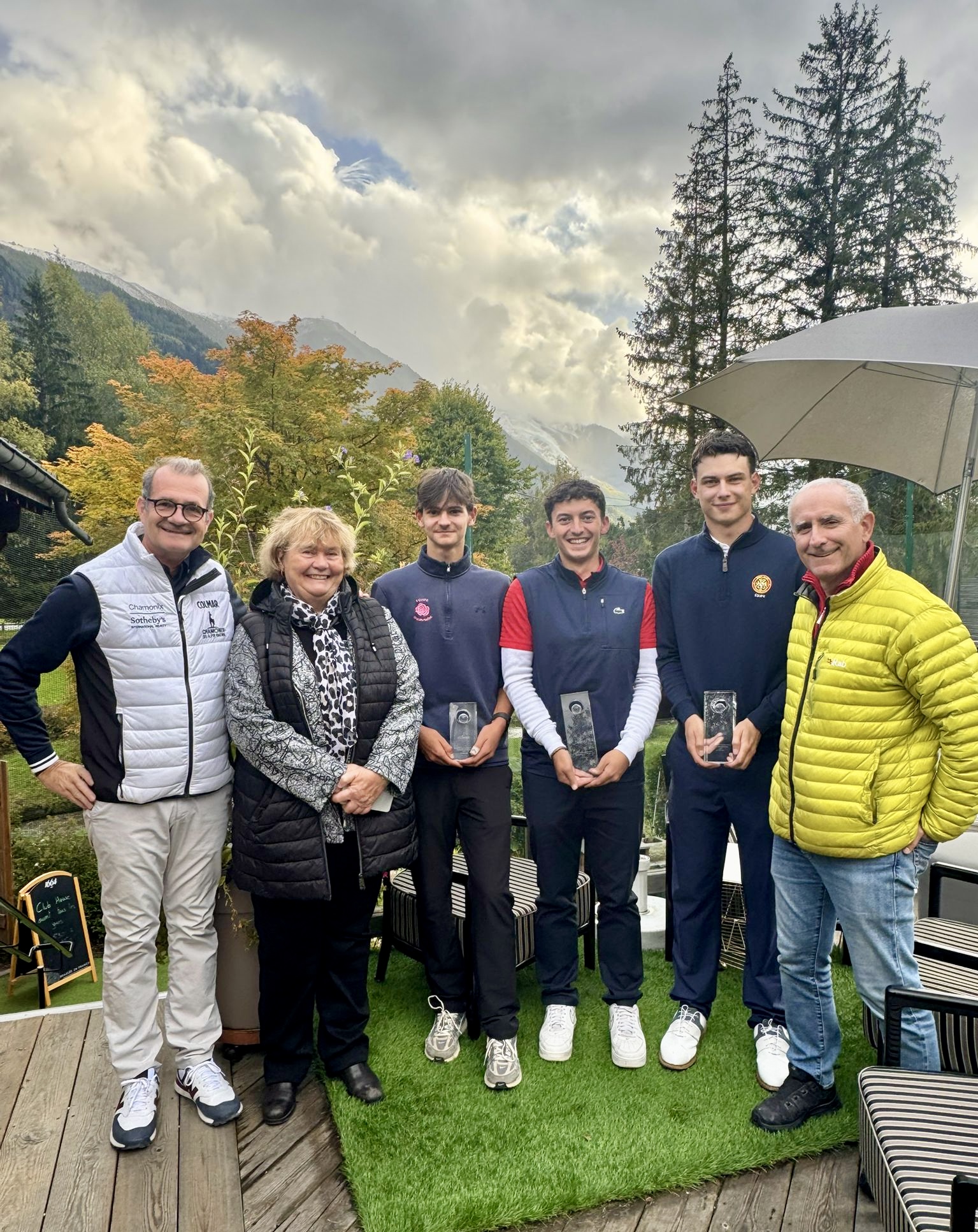 Grand Prix de Chamonix : Arthur Mansuy (Metz) soulève le trophée - Golf ...